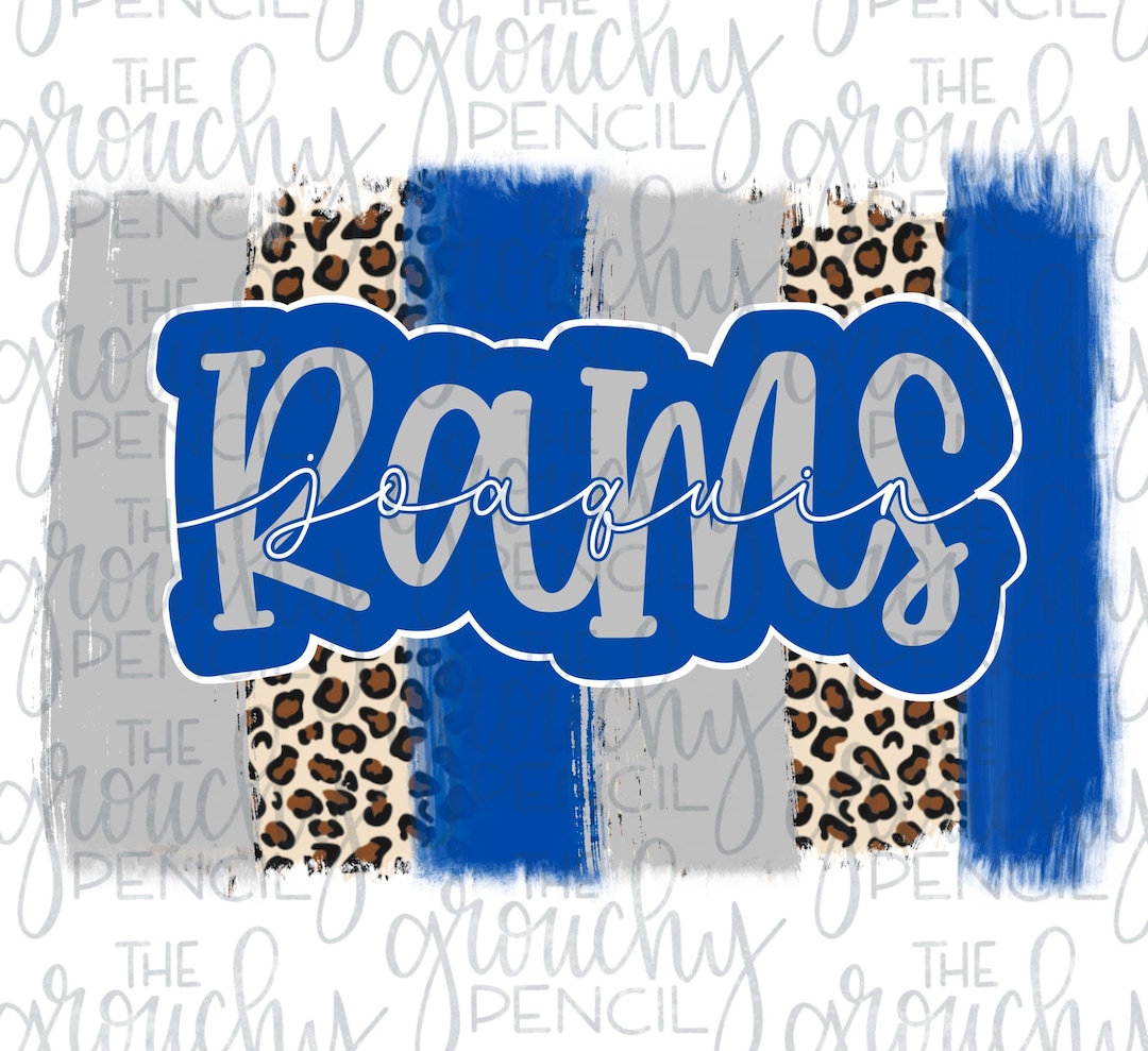 Joaquin Rams Handlettered PNG File Sublimation Transfer File - Etsy