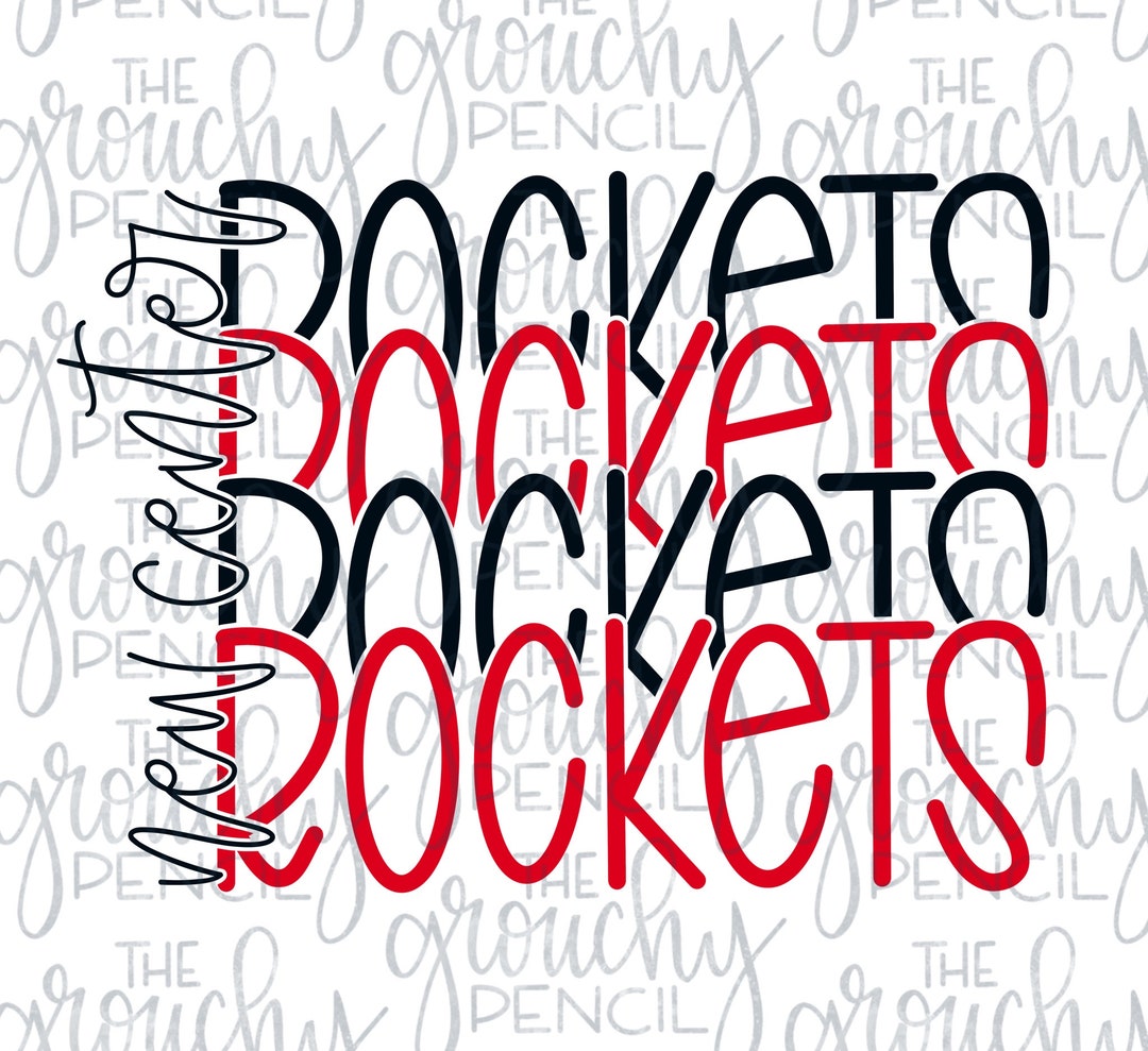 New Center Rockets Baseball Softball Basketball Football Team Name ...