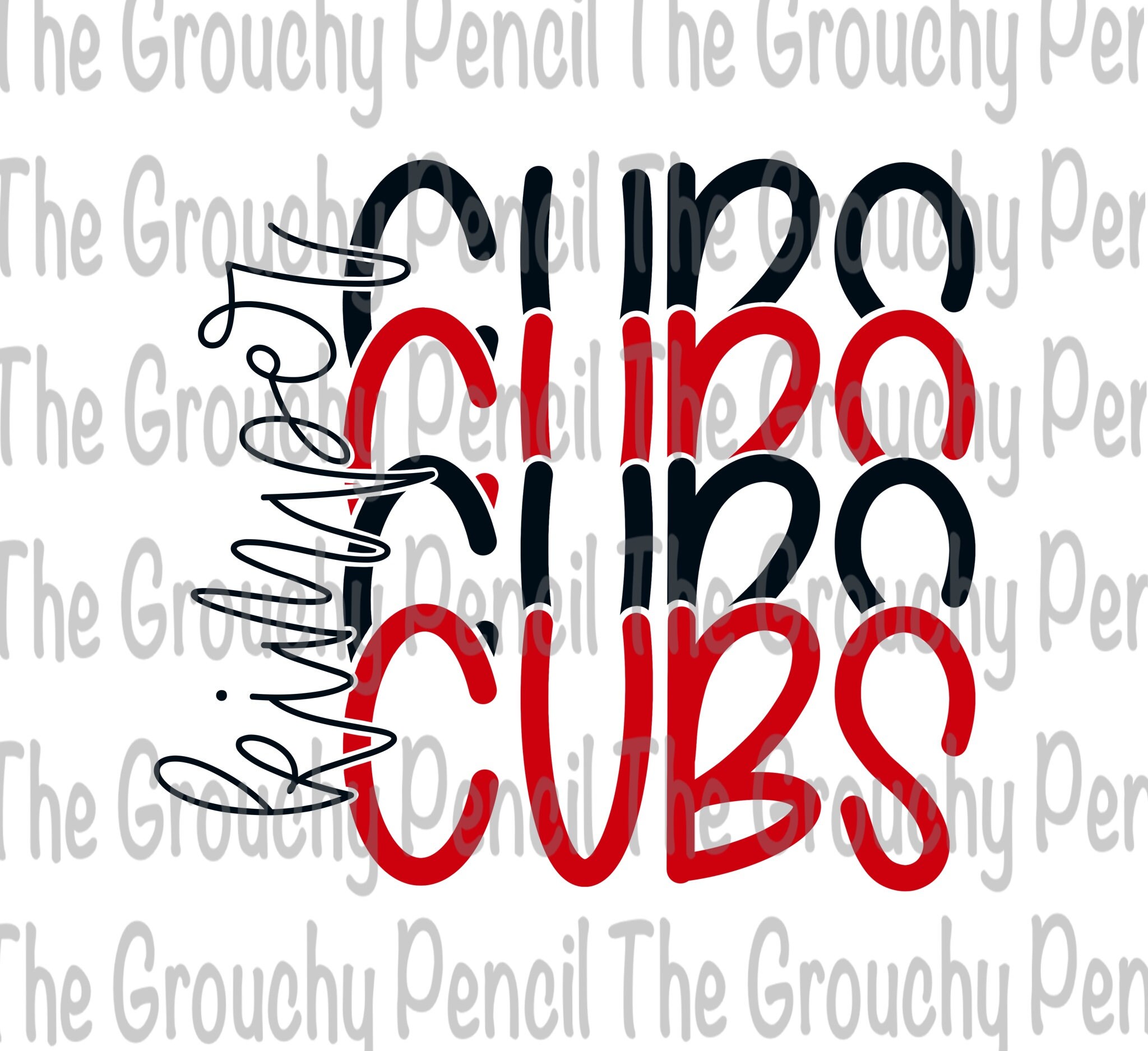 Kimper Cubs Baseball Softball Basketball Football Team Name | Etsy