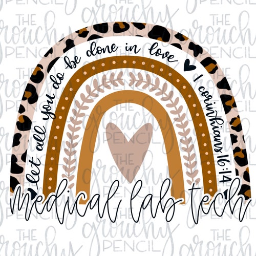 Peace Love Lab Tech Png Lab Tech Sublimation Design and - Etsy