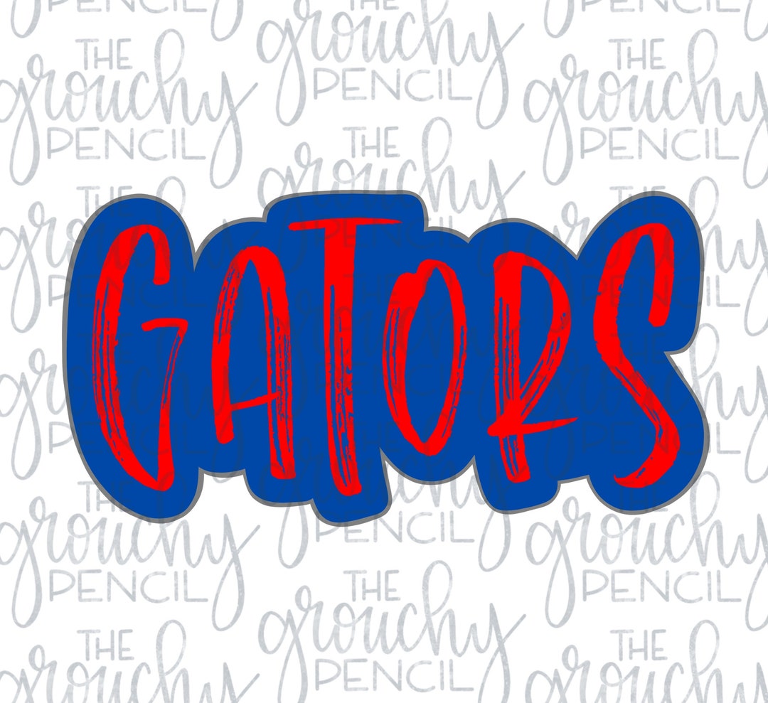 Gators Handlettered PNG File Sublimation Transfer File - Etsy