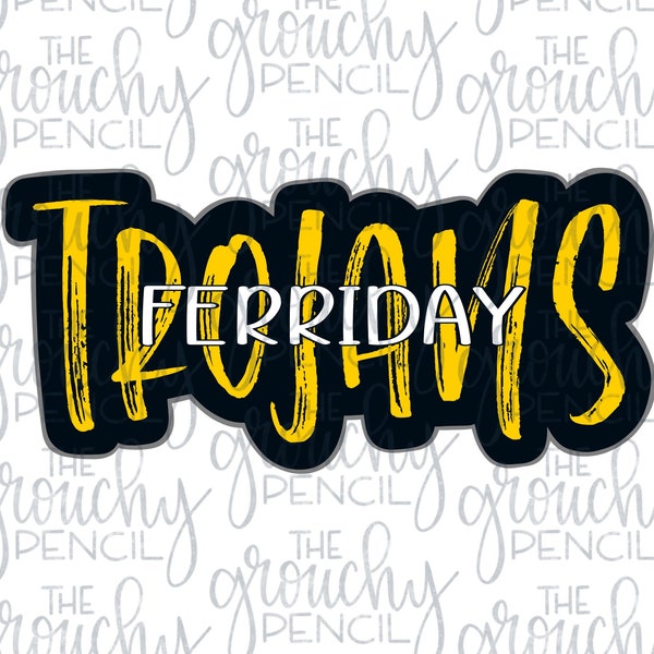 Ferriday Trojans Svg - Etsy