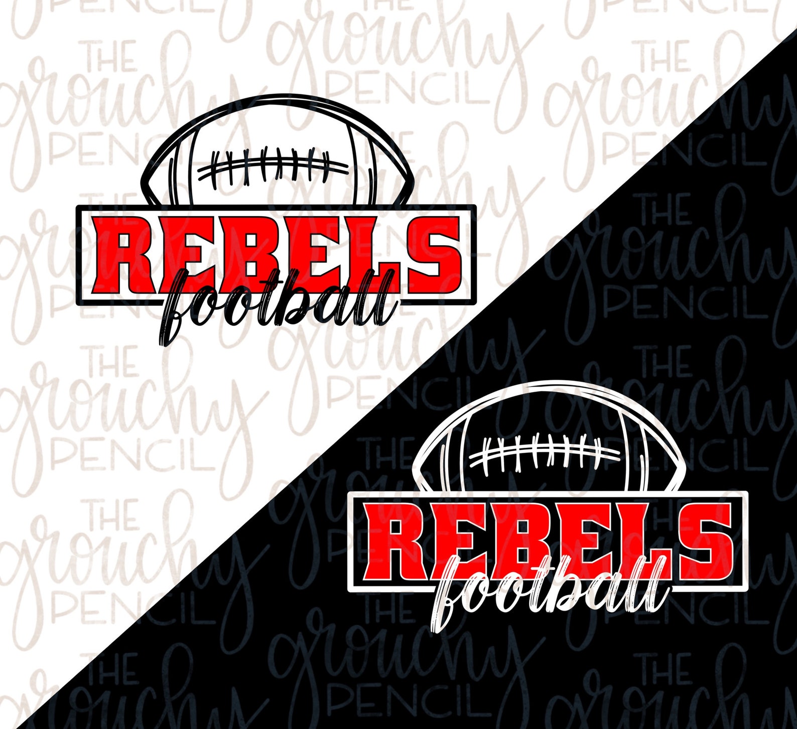 Rebels Football Team Name Graphic PNG Sublimation Transfer - Etsy
