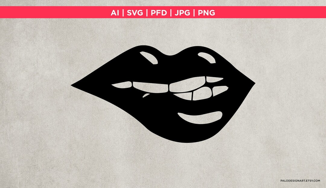 Lips Vector File Instant Download Digital Download - Etsy