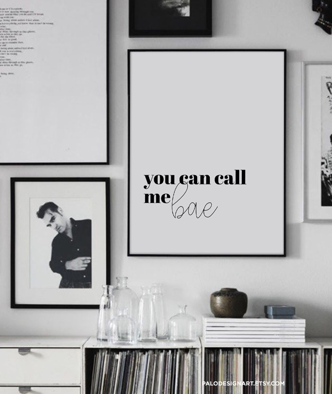 Call Me Bae Poster Quote Wall Art Inspirational Quotes - Etsy