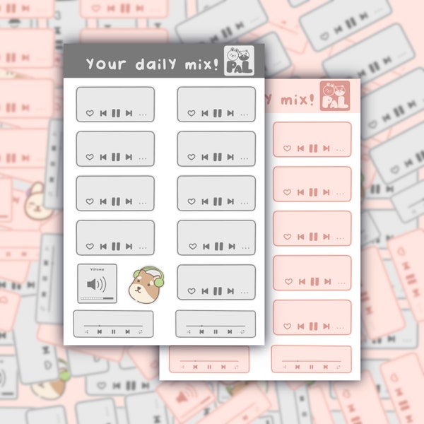Spotify Stickers - Etsy