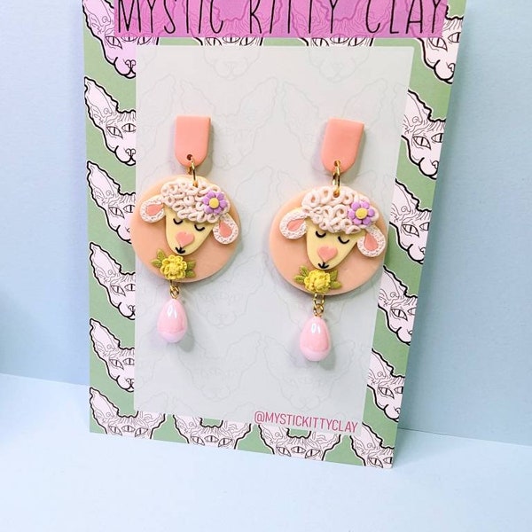 Polymer Clay Lamb - Etsy