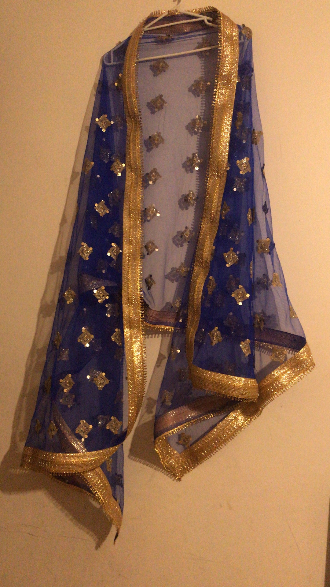 Designer Net Dupatta - Etsy UK