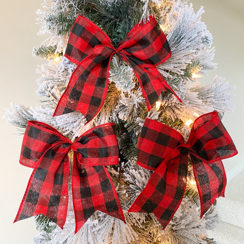 Christmas Tree Bows - Etsy