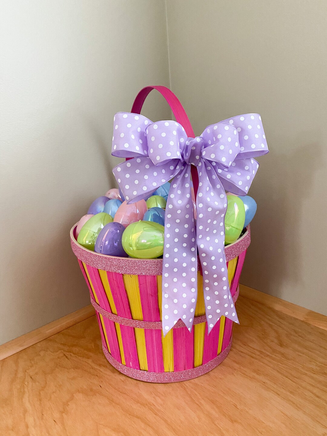 Easter Bow, Easter Basket Bow, Gift Bow, Easter Decorative Bow, Lantern ...
