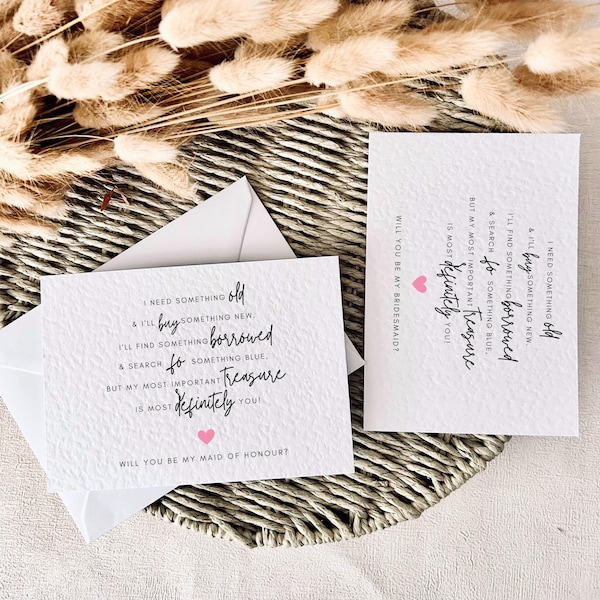 Bridesmaid Poem - Etsy