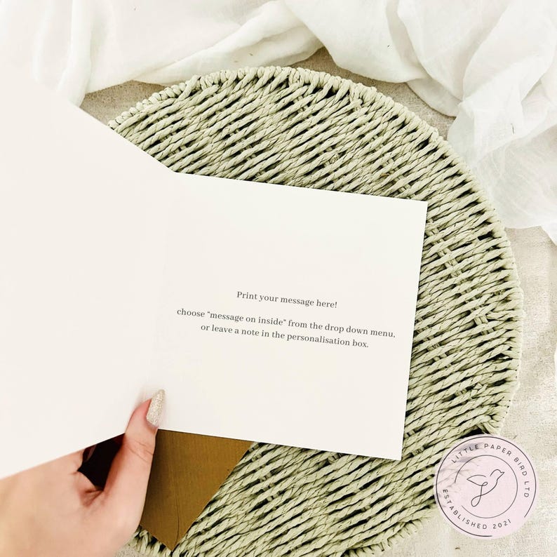 Personalised Birthday Card for Nanny - Hand Print Keepsake - Etsy