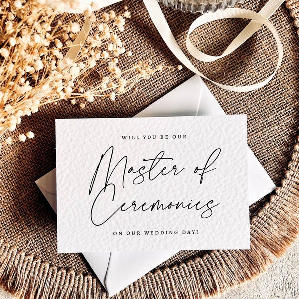 Principal Sponsors Wedding Invitation - Etsy