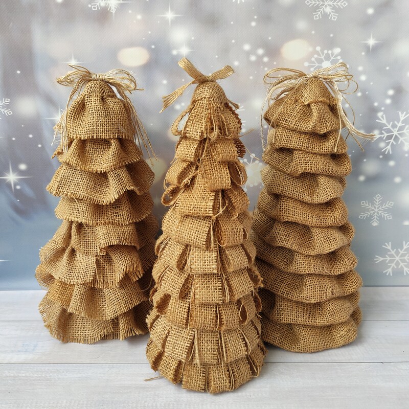 Burlap Tree Topper - Etsy