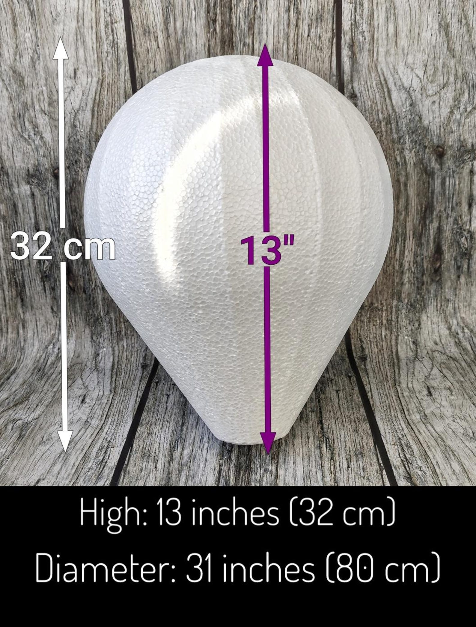 Hot Air Balloon Styrofoam Polystyrene Form DIY Home Craft - Etsy