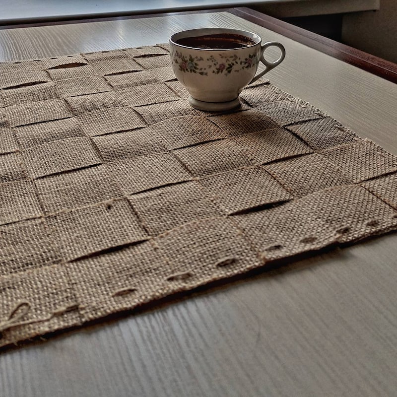 Burlap Table - Etsy