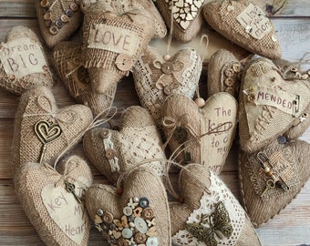 Hanging Heart Ornament With Key Rustic Heart Farmhouse Home Hanging Heart Ornament With Key Rustic Heart Farmhouse Home