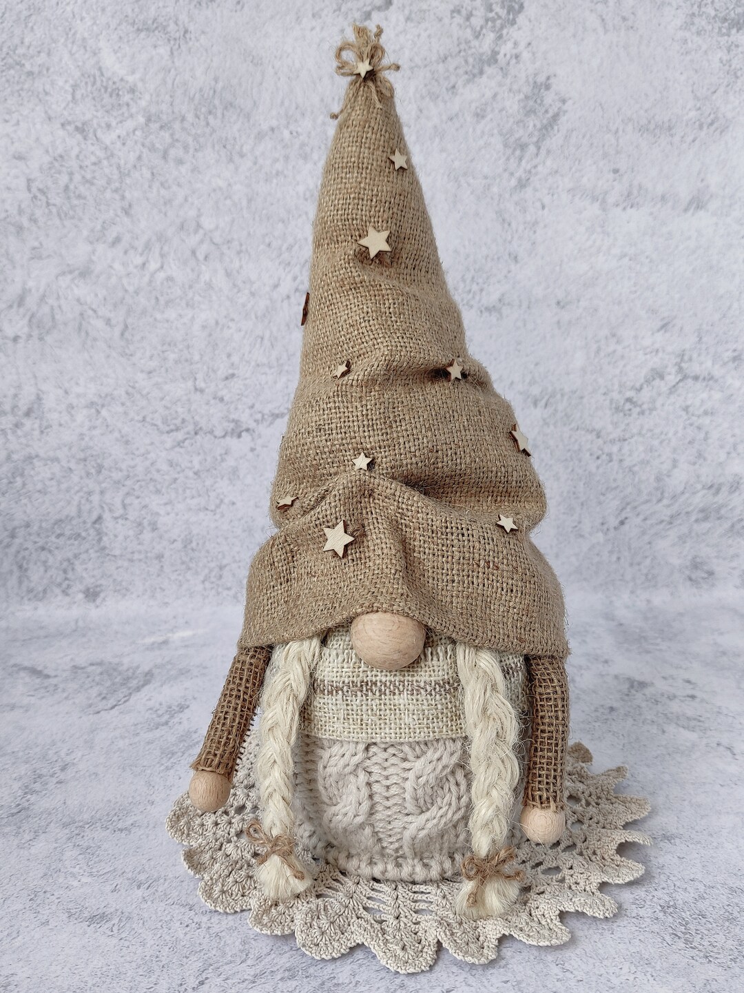 Female Rustic Gnome Farmhouse Rustic Decor Tomte Rustic Home Decor ...