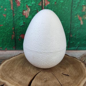 Extra Large Polystyrene Styrofoam Eggs 6 Inches in Sets of 3, 5, 10 ...