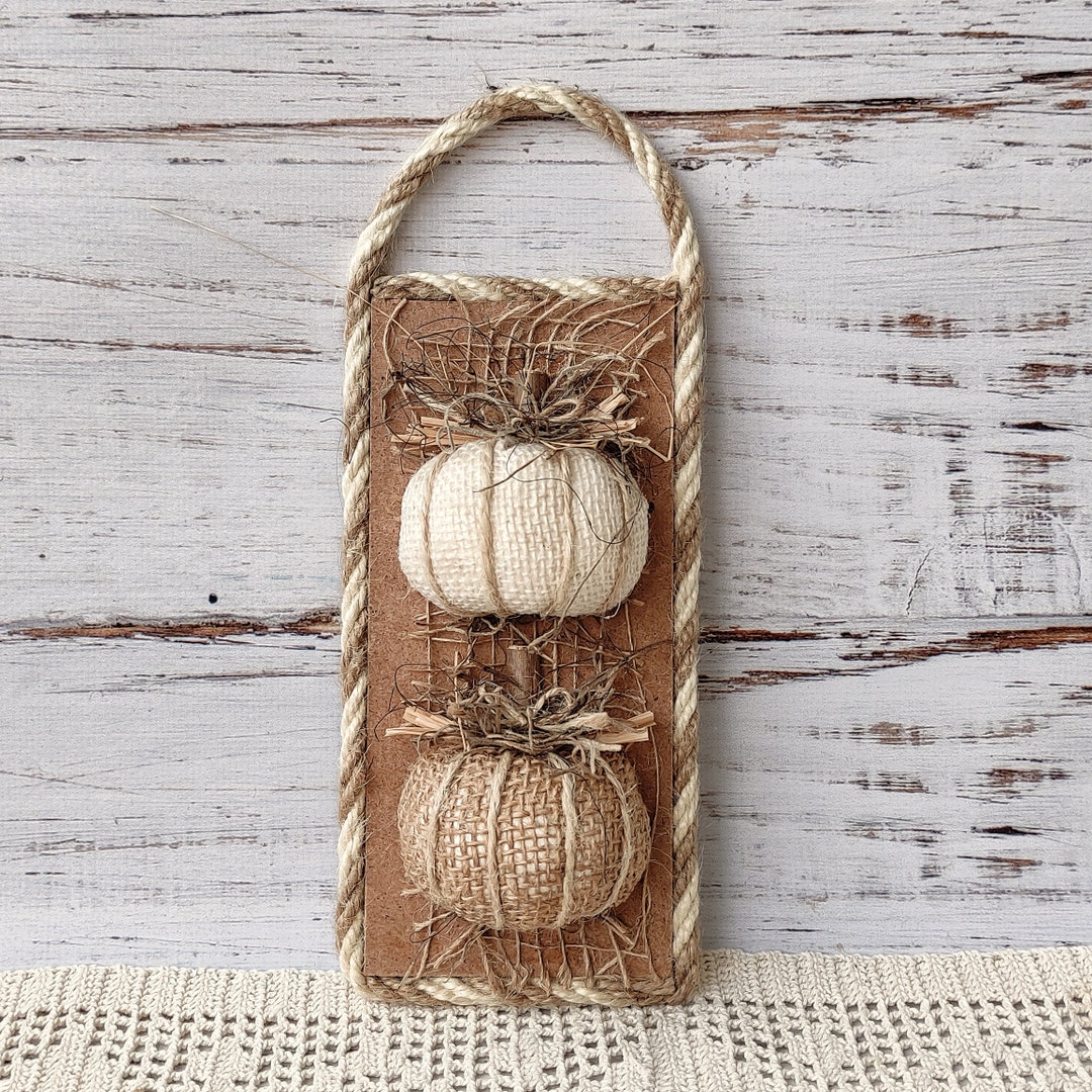 Pumpkin Sign Decor, Rustic Farmhouse Fall Wall Decor, Fall Pumpkin Sign ...