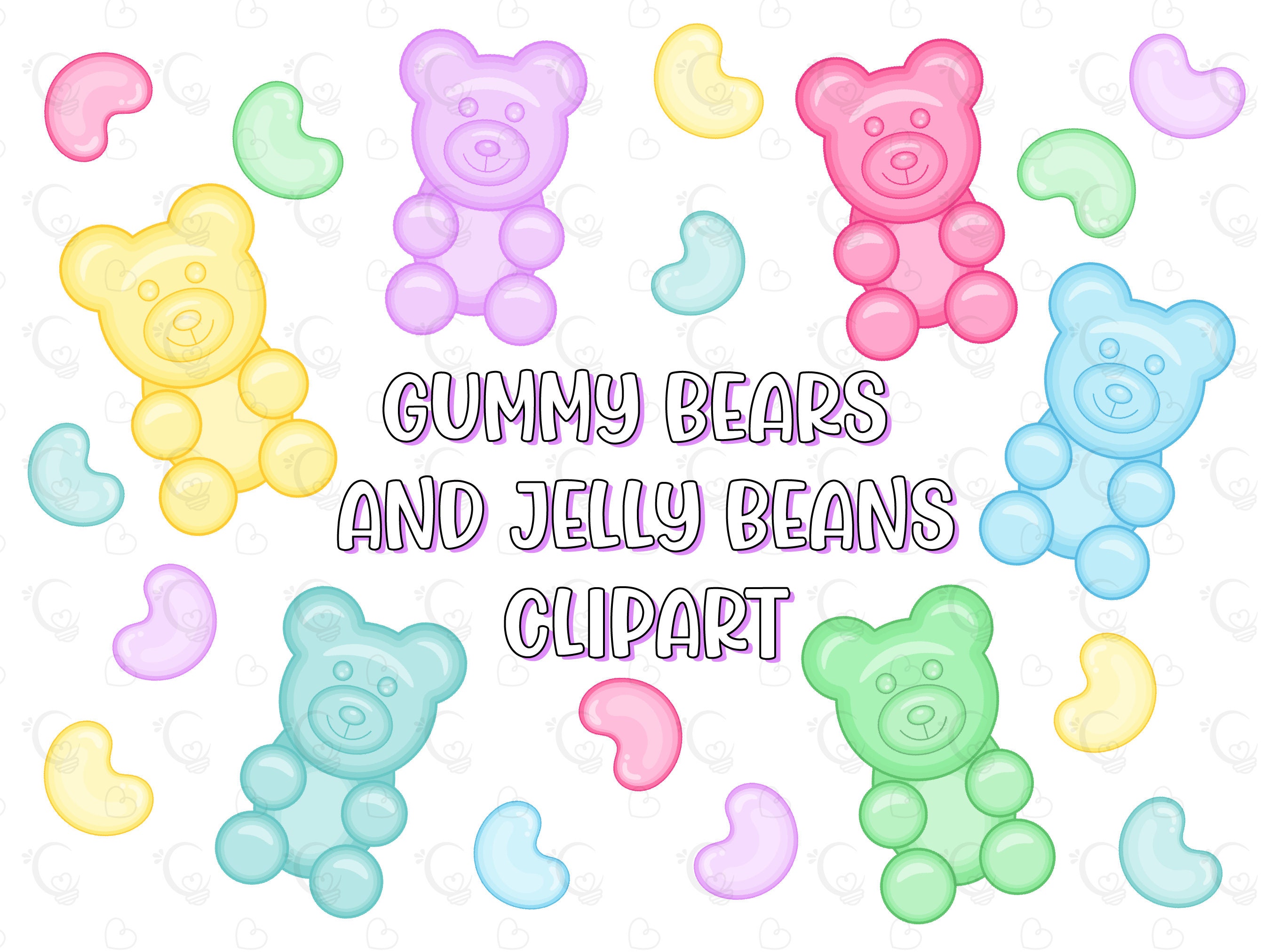 Easter Jelly Beans Clip Art