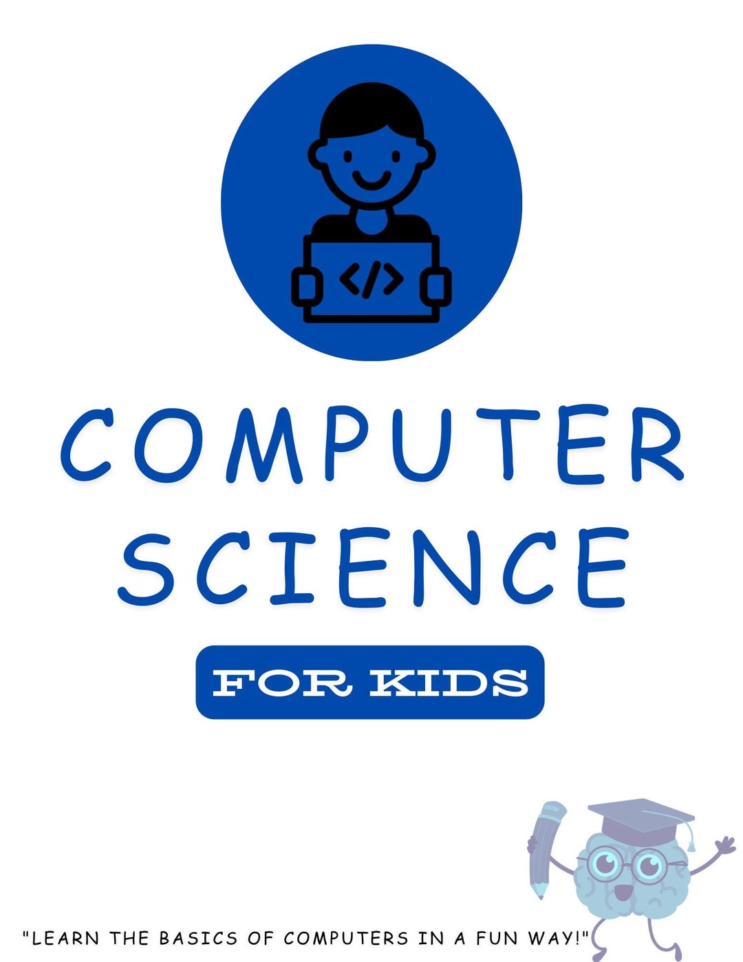 Intro to Computer Science Vol 1 Workbook for Kids | Printable Digital ...