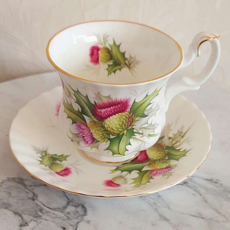 Thistle Tea Cup - Etsy