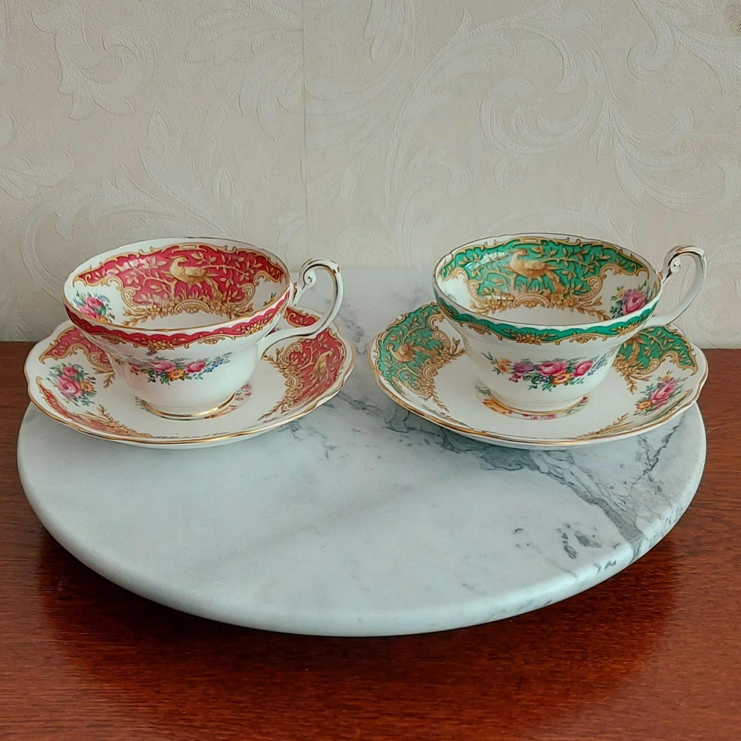 Two Variants of Cup With Saucer From Foley Bone China Made in England ...