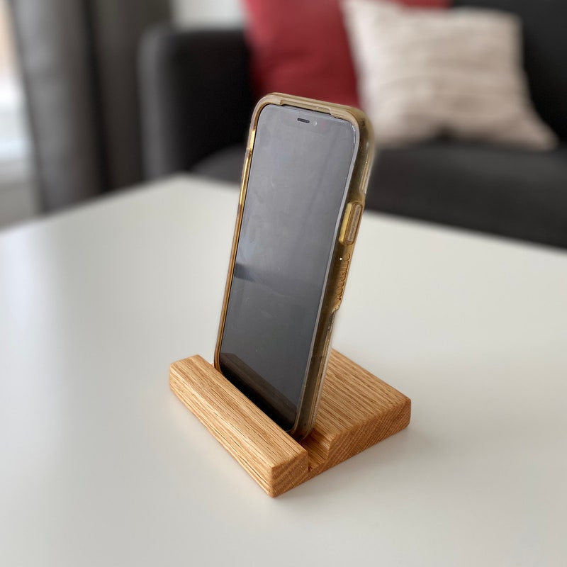 Handmade Wood Phone Stand - Etsy