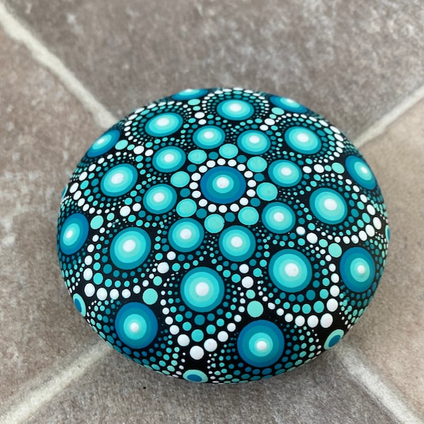 Dot Painted Stones - Etsy