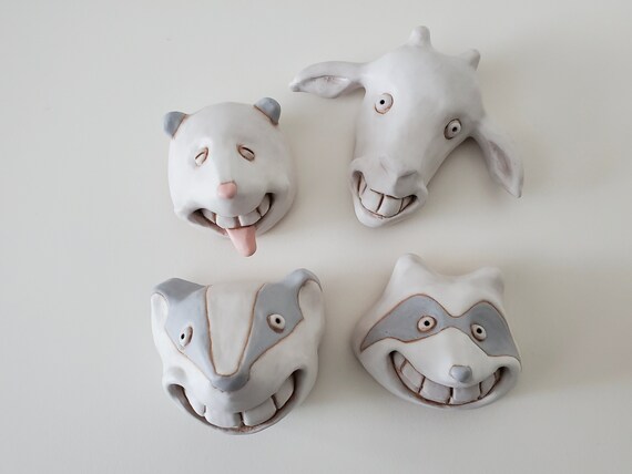 Smiley Critter Heads - Etsy