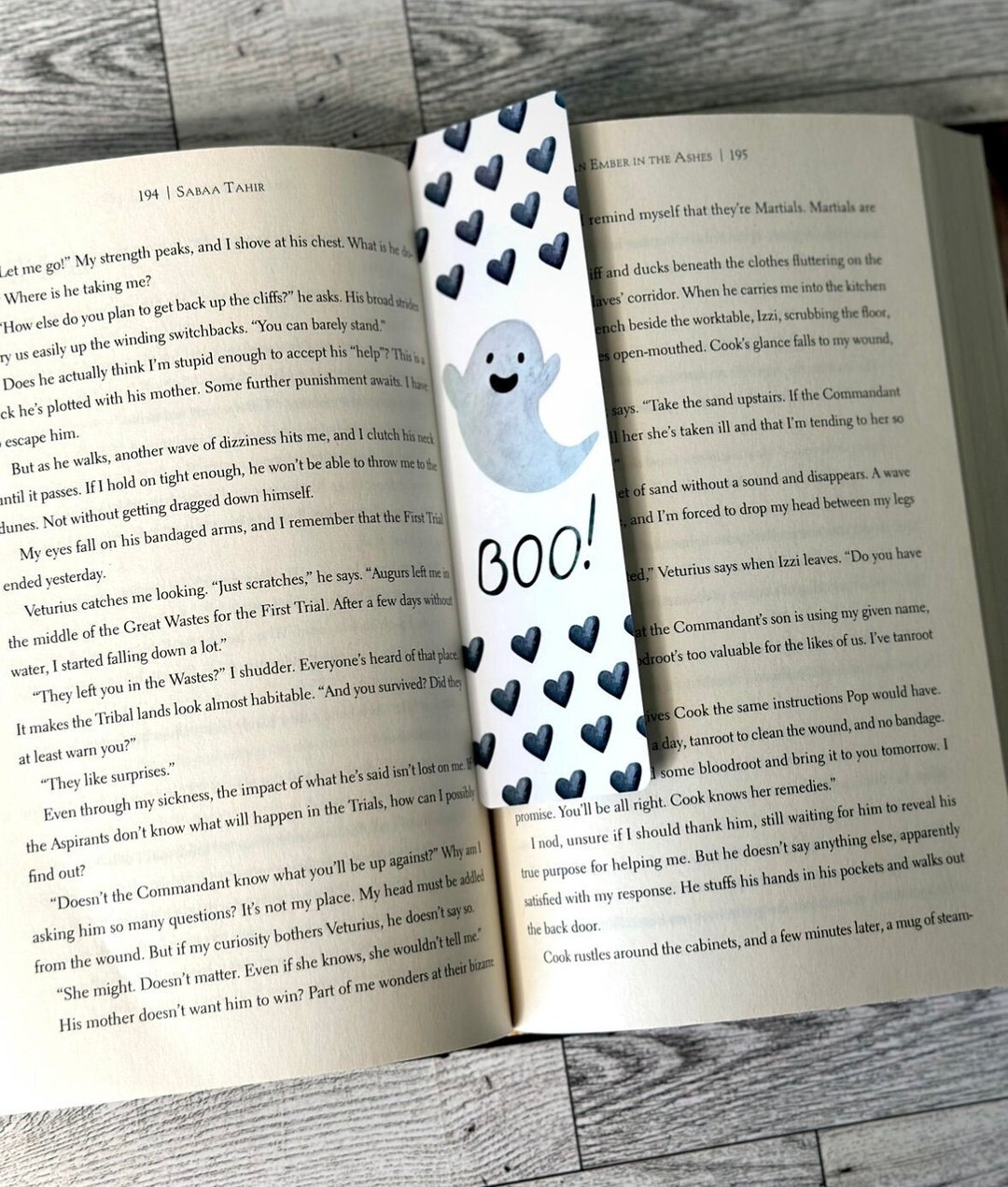 Boo Ghost 2x7 Bookmark Spooky Aesthetic Photo - Etsy