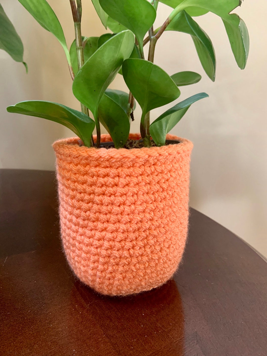 Crochet Planter-knit Planter-plant Holder-unique Pots for Plants-flower ...