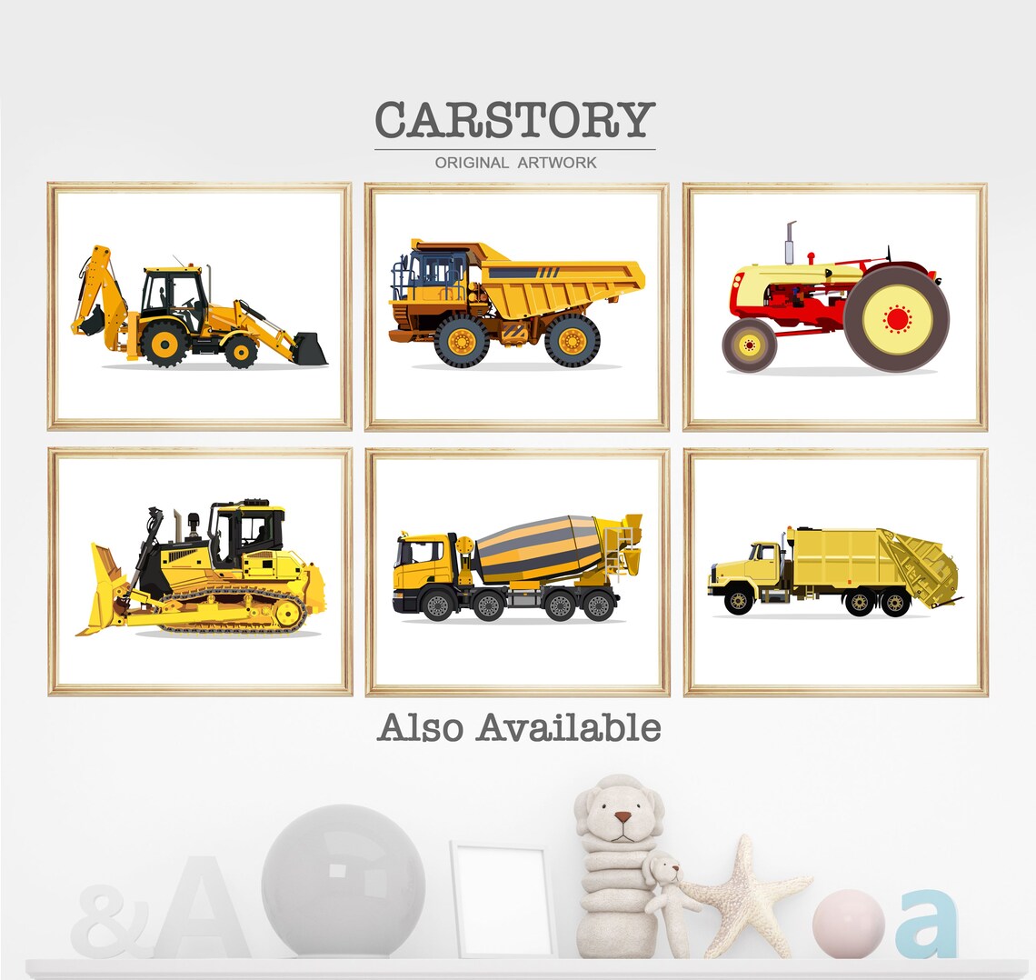 Tanker Print | Tank Truck Wall Decor | Truck Bedroom Decor, Big Boy ...