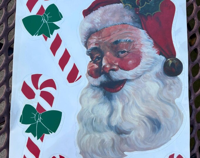 Christmas Ornaments Stained Glass Cling - Etsy