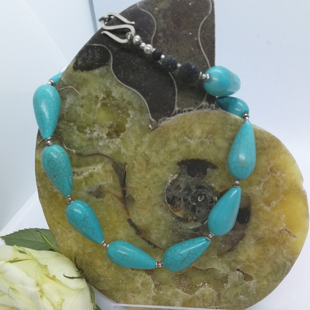 Cadena Turkit con piezas de plata y cierre de gancho - Etsy España