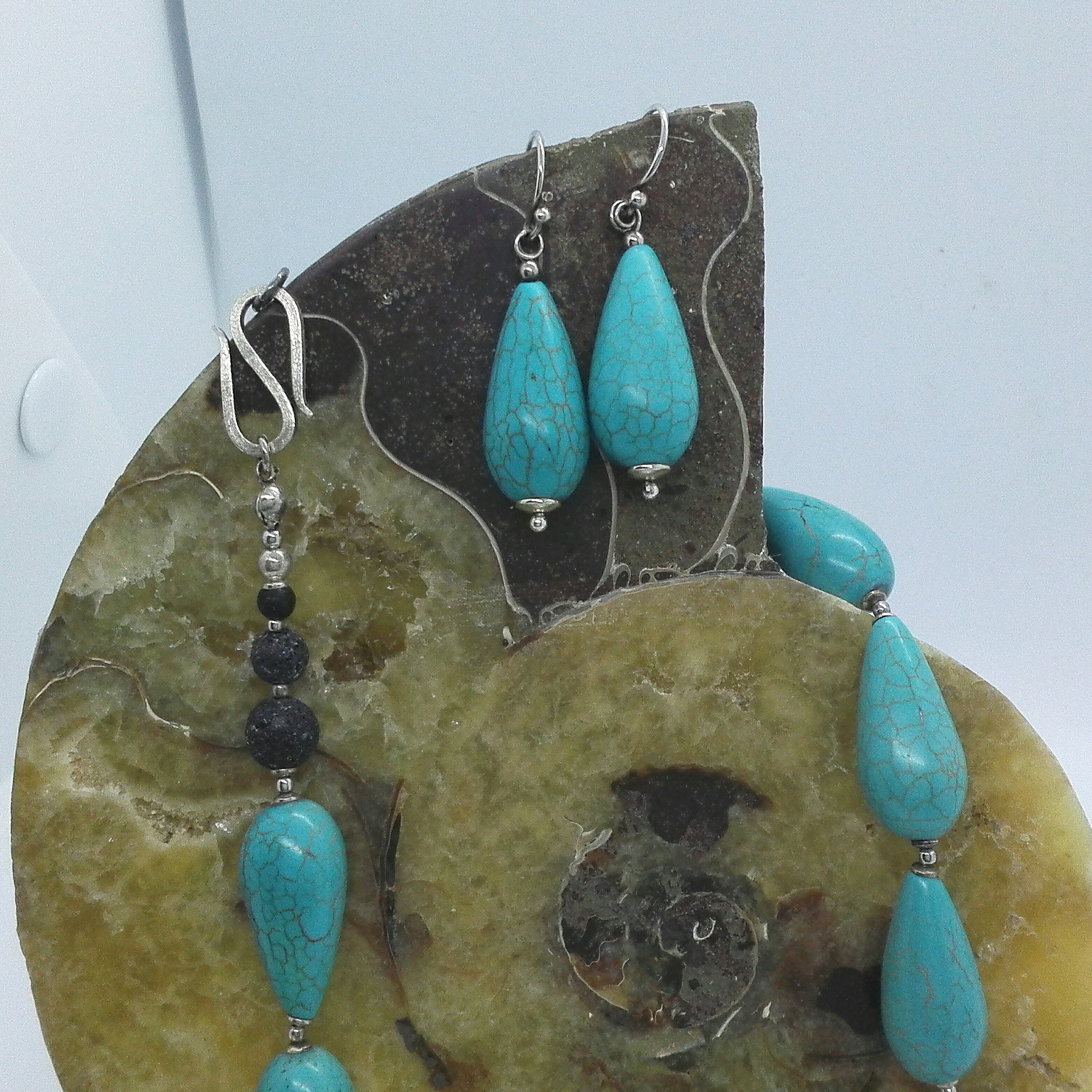 Cadena Turkit con piezas de plata y cierre de gancho - Etsy España