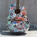 Custom Sticker Guitar - Etsy Canada