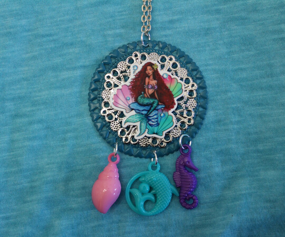 Venus Inspired Mermaid Pendant, Artist Mermaid Pendant, Fantasy Mermaid ...