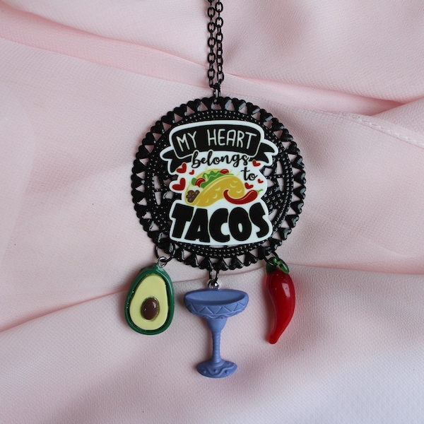Taco Necklace - Etsy