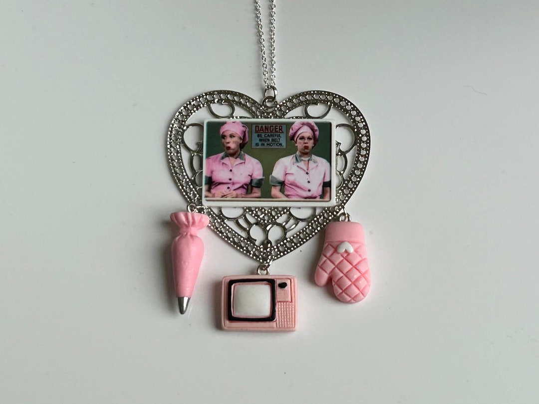 Lucille Necklace, Miss Ball Necklace, TV Show Necklace, Nostalgic ...