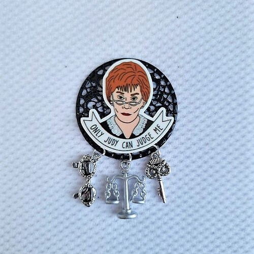 Judge Judy Enamel Pin - Etsy