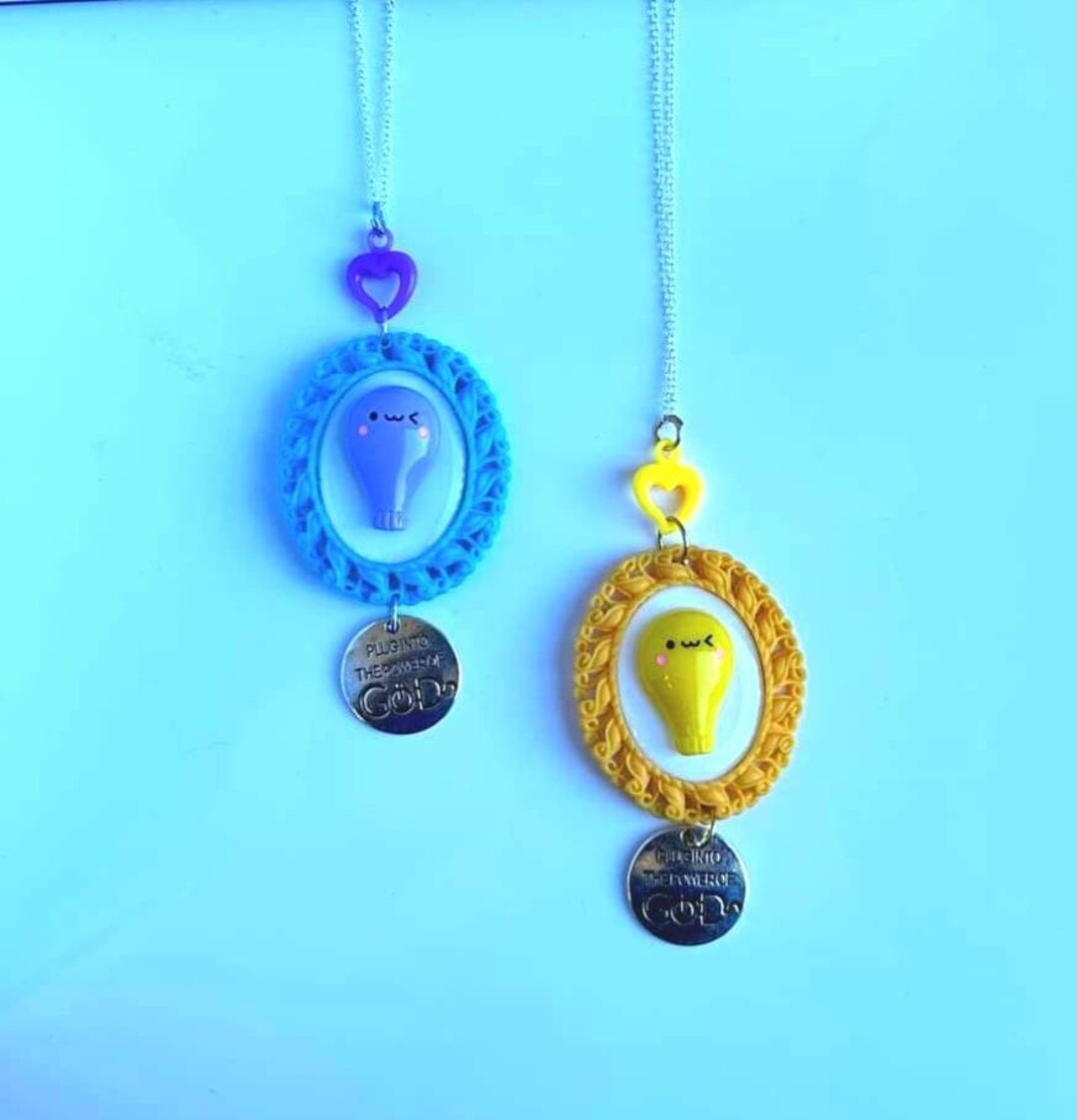 Plug Into God Necklace, Electric Spirit Necklace, Religious Necklace ...