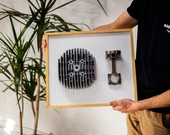 Motorcycle Engine Sculpture - Etsy