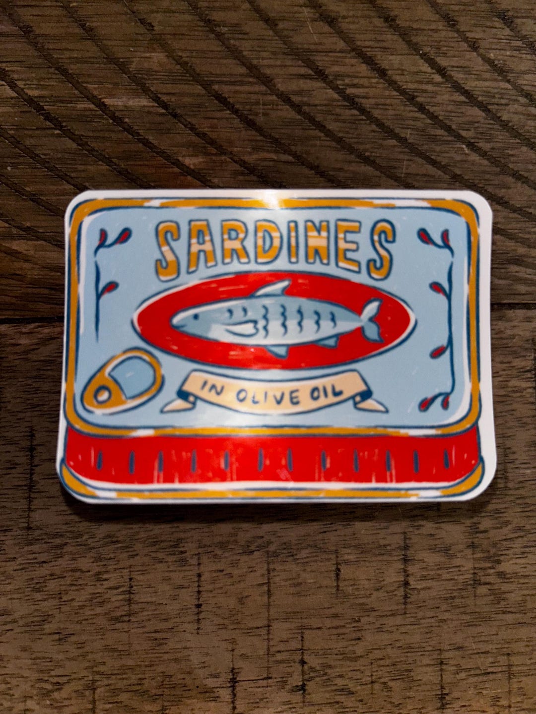 Sardines/ Vinyl Sticker/ Funny Sticker - Etsy