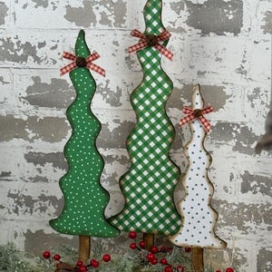 3 Tall, Skinny Christmas Trees Set of 3 SVG Digital Download for ...