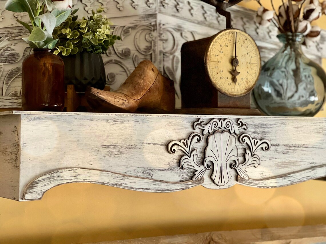 Long Ornate Shelf Farmhouse SVG Digital Download for - Etsy