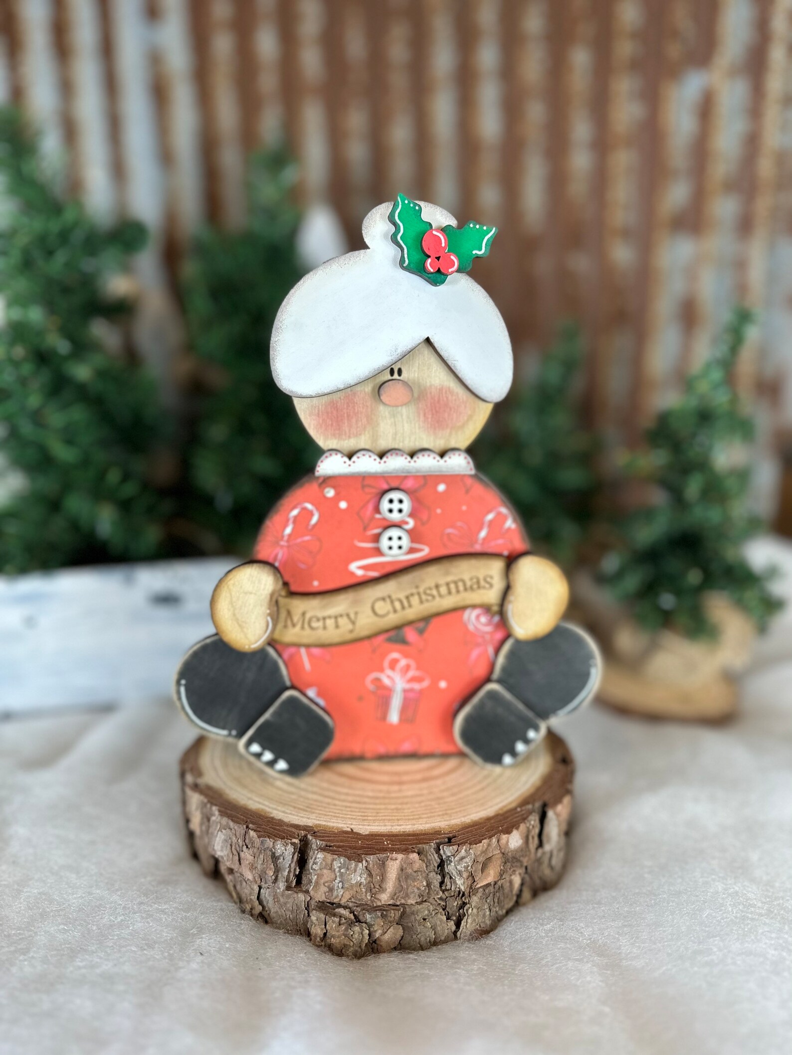 Santa & Mrs. Claus Shelf Sitter: Laser Cut File (digital Download) - Etsy