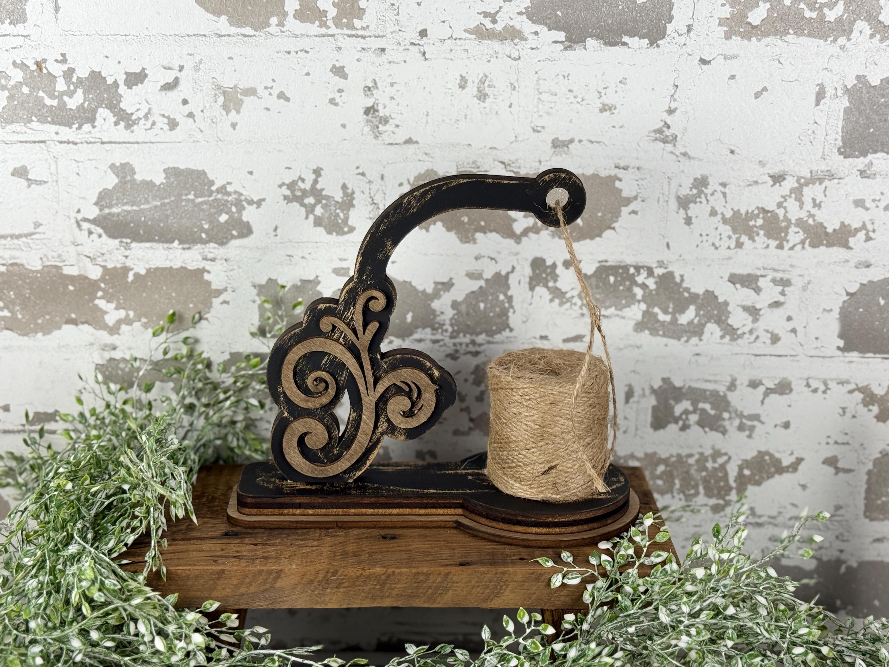 Farmhouse Twine Holder SVG: Laser Cut File (digital Download) - Etsy