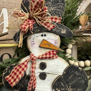 Farmhouse Sitting Snowman SVG Digital Download for Glowforge or Laser ...